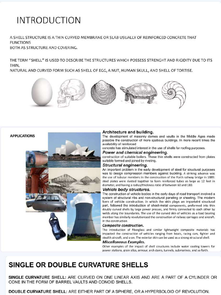 Shell Structures | PDF