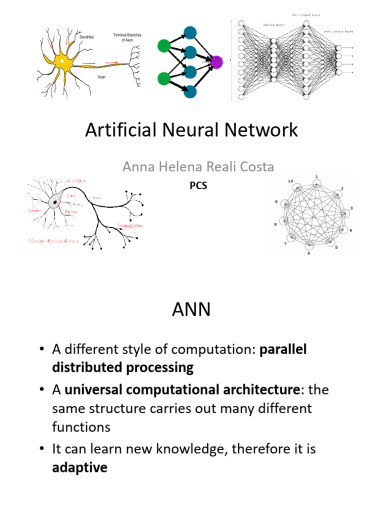 Notes ML 02 Slides RNN ANN | PDF | Deep Learning | Machine Learning