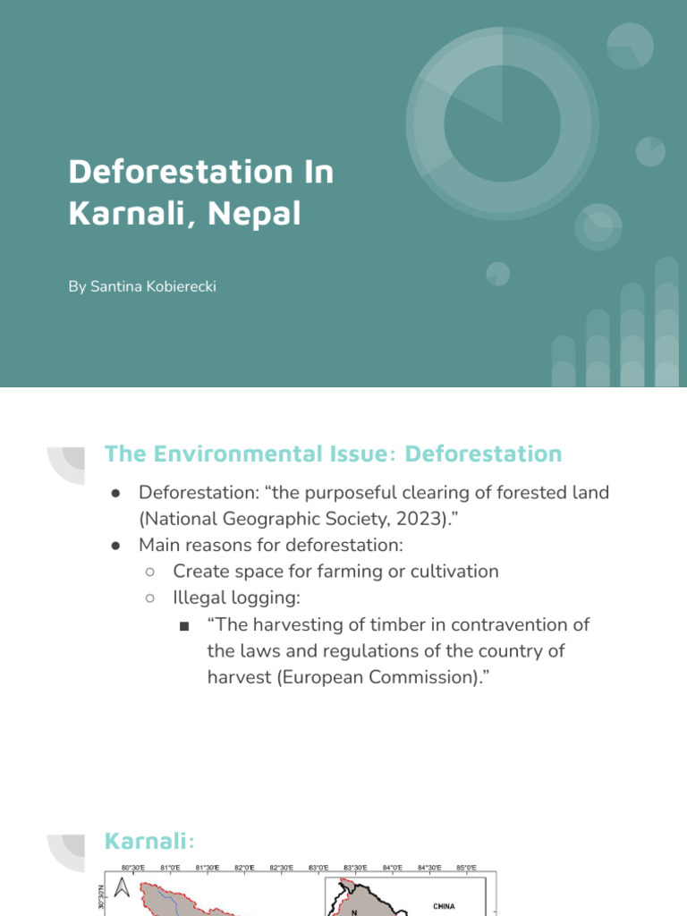 Deforestation in Karnali, Nepal | PDF | Climate Resilience | Natural ...