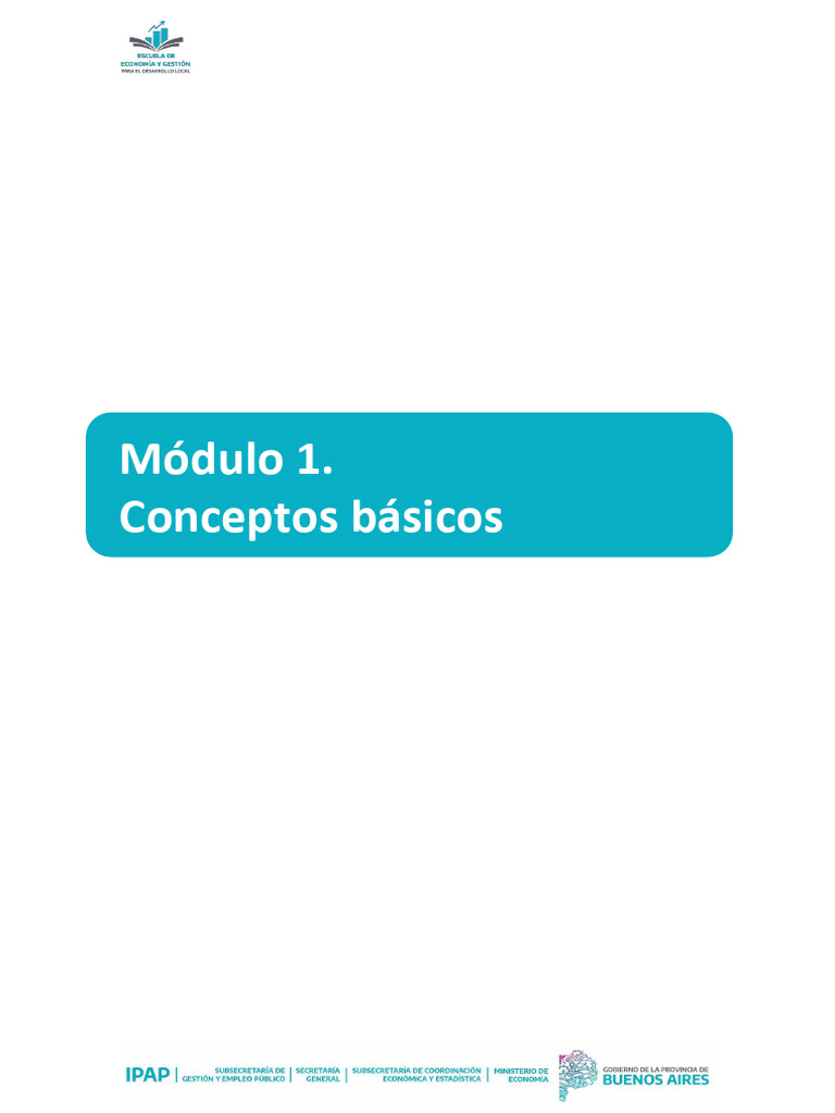 Módulo 1. Conceptos Básicos | PDF | Estadísticas | Datos