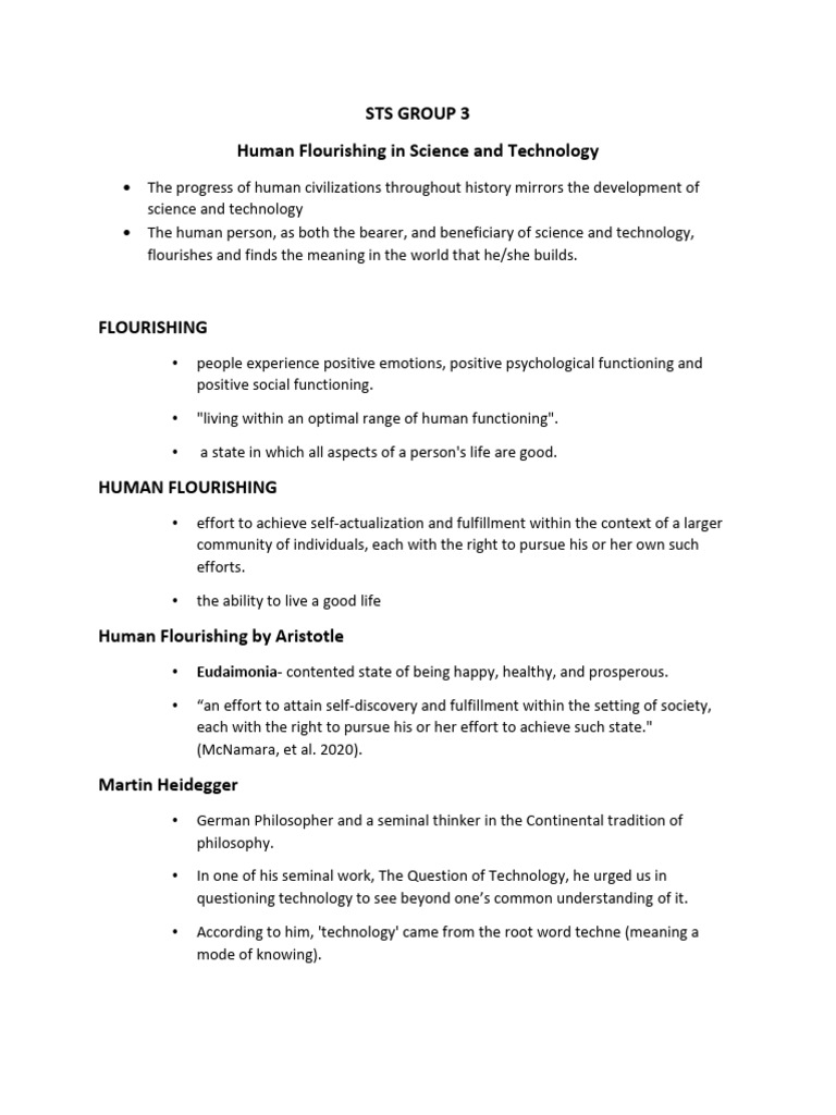 Sts Group 3 Reviewer Final Pdf Thought