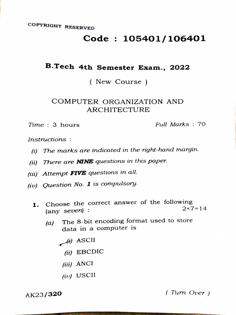 4TH SEM PYQ 2022 | PDF