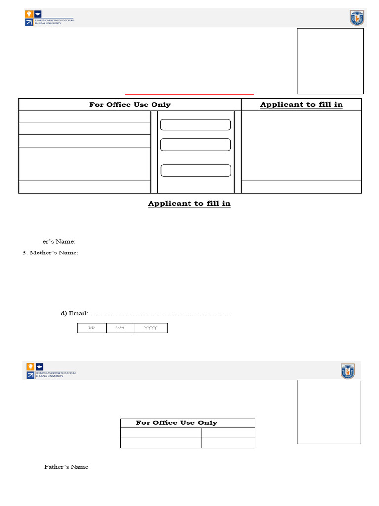 ExMBA_Application Form (1) (1) | PDF