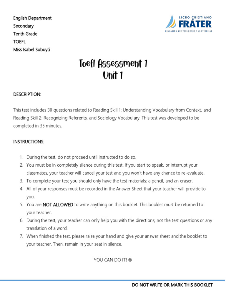 TOEFL Test Booklet | PDF | Electric Vehicle | Coral