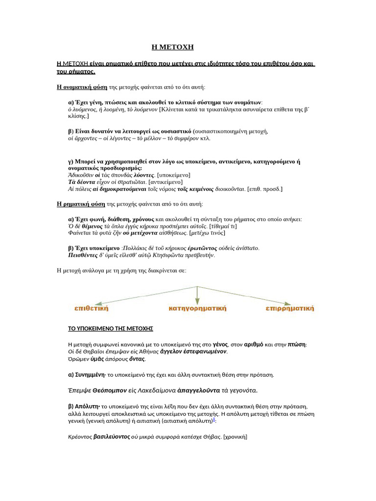 ΜΕΤΟΧΗ | PDF