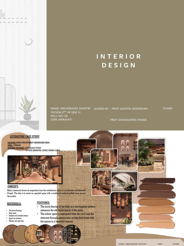 Interior Design Portfolio | PDF | Architectural Design | Architecture