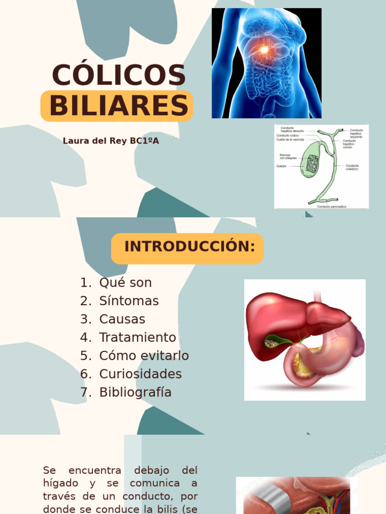 Cólico Biliar: Síntomas y Tratamiento | PDF | Bilis | Vesícula biliar