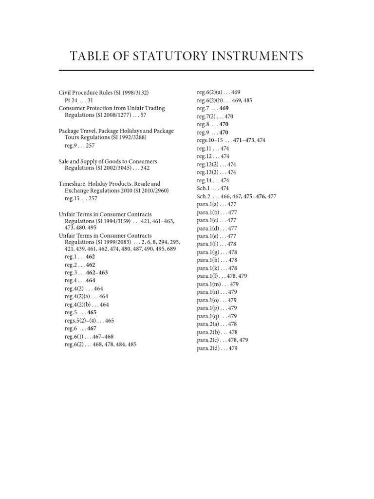 Consumer Contract Regulations Overview | PDF | Administrative Law ...