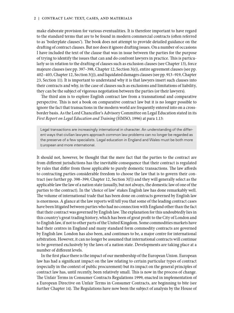 Contract Law - Text, Cases, and Materials (PDFDrive) - 41 | PDF | Civil Law (Legal System ...