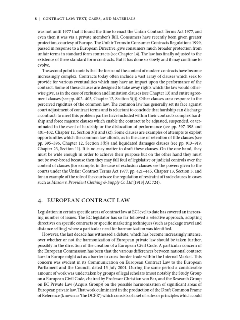 Contract Law - Text, Cases, and Materials (PDFDrive) - 47 | PDF | Public Law | Civil Law (Legal ...