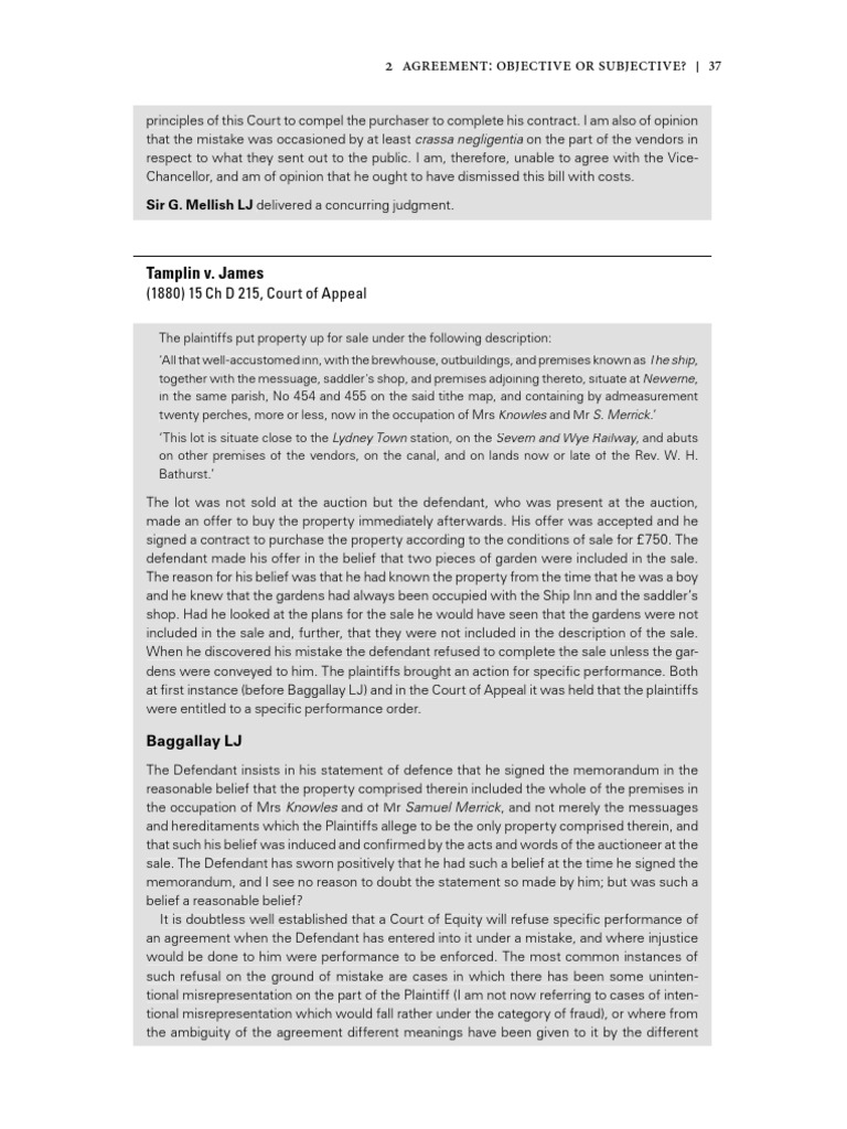 Contract Law - Text, Cases, and Materials (PDFDrive) - 76 | PDF | Common Law | Private Law