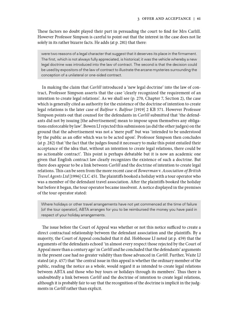 Carlill Case: Unilateral Contracts Explained | PDF | Private Law ...