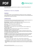 PRINCE2 6th Edition Issue Register Template Example | PDF | Business ...