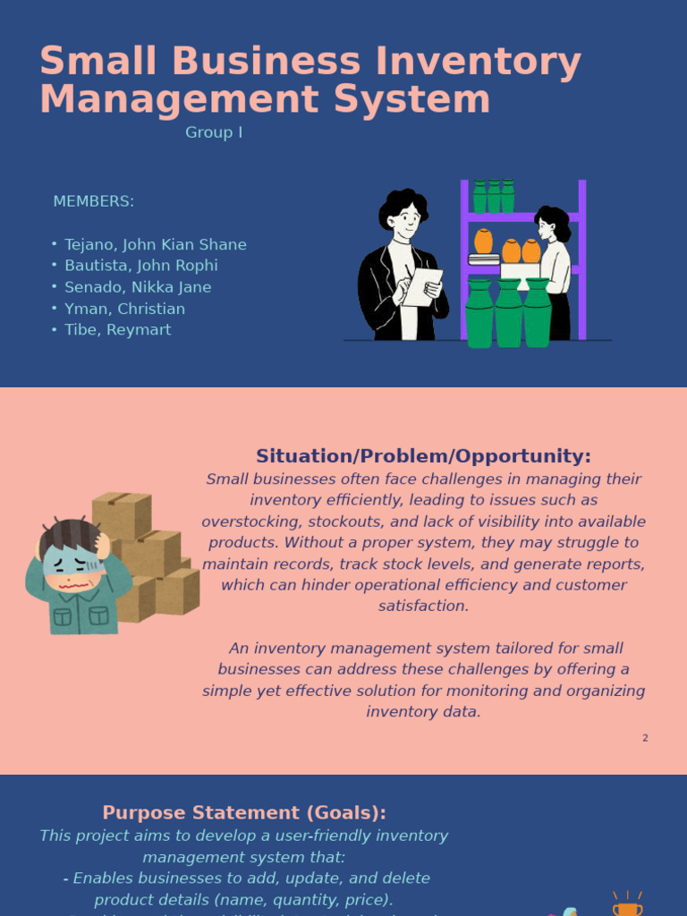 Small Business Inventory Management System | PDF | Databases | Inventory