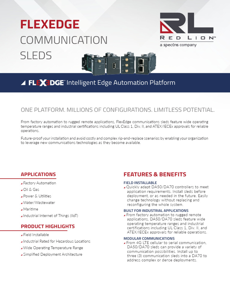 FlexEdge® Sled Data Sheet - A4 English | PDF | 4 G | Usb