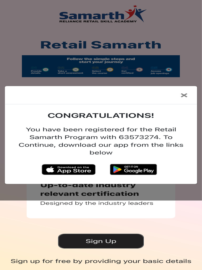 Reliance Retail Skill Academy | PDF