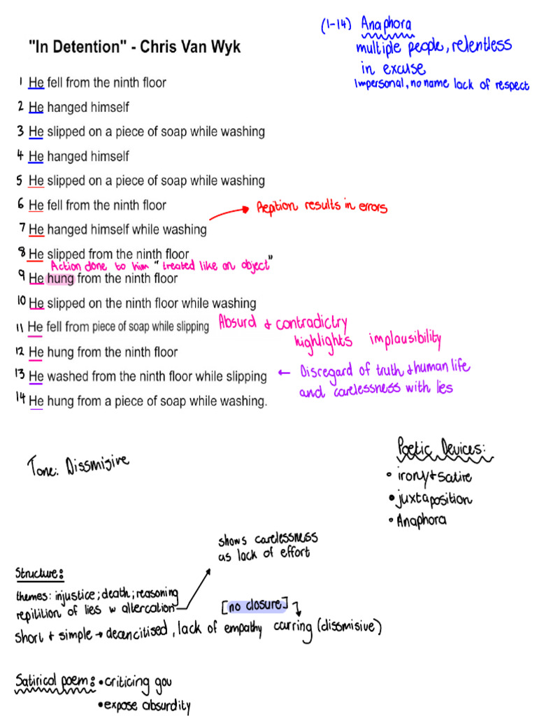 In Detention | PDF | Poetry