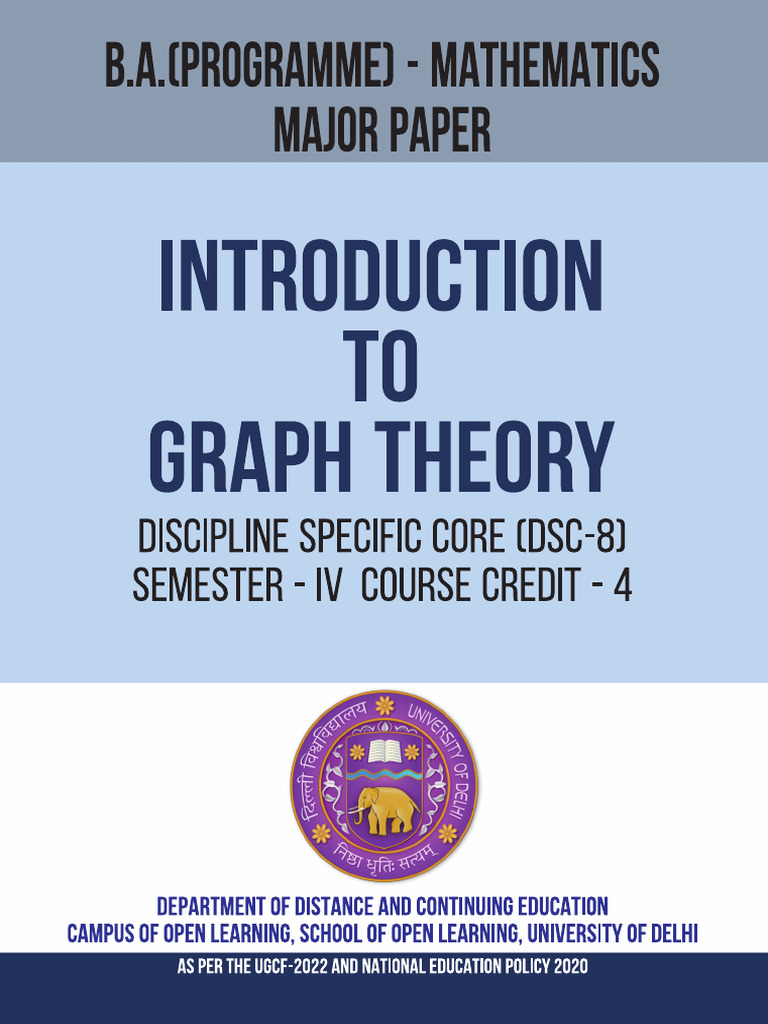 Introduction to Graph Theory Guide | PDF | Graph Theory | Discrete Mathematics