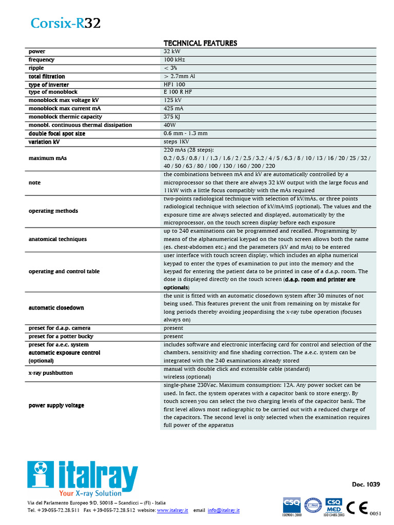 Scheda tecnica Corsix-R32 | PDF | Touchscreen | Capacitor