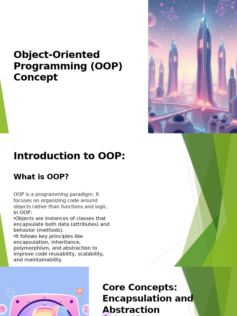 Object-Oriented-Programming-OOP-Concepts | PDF Object-Oriented-Programming-OOP-Concepts | PDF
