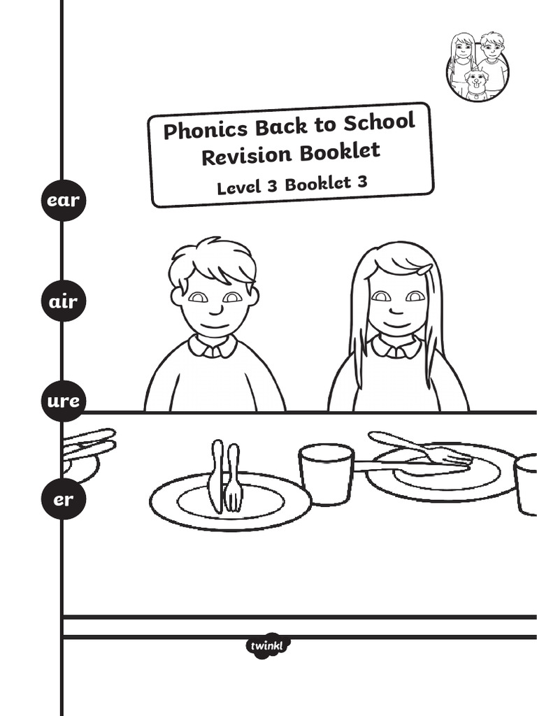 BW Back To School Phonics Revision Booklet | PDF