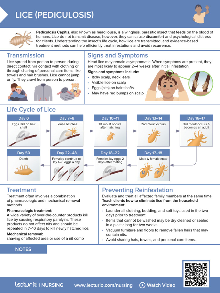 Nursing CS Lice-Pediculosis 03 | PDF