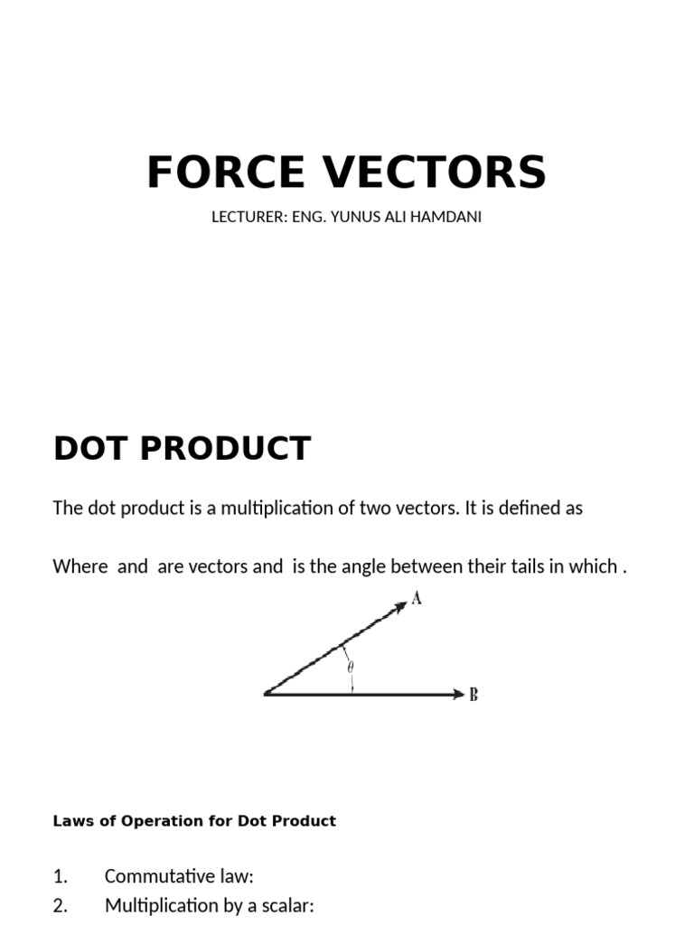 Dot Cross Product | PDF Dot Cross Product | PDF