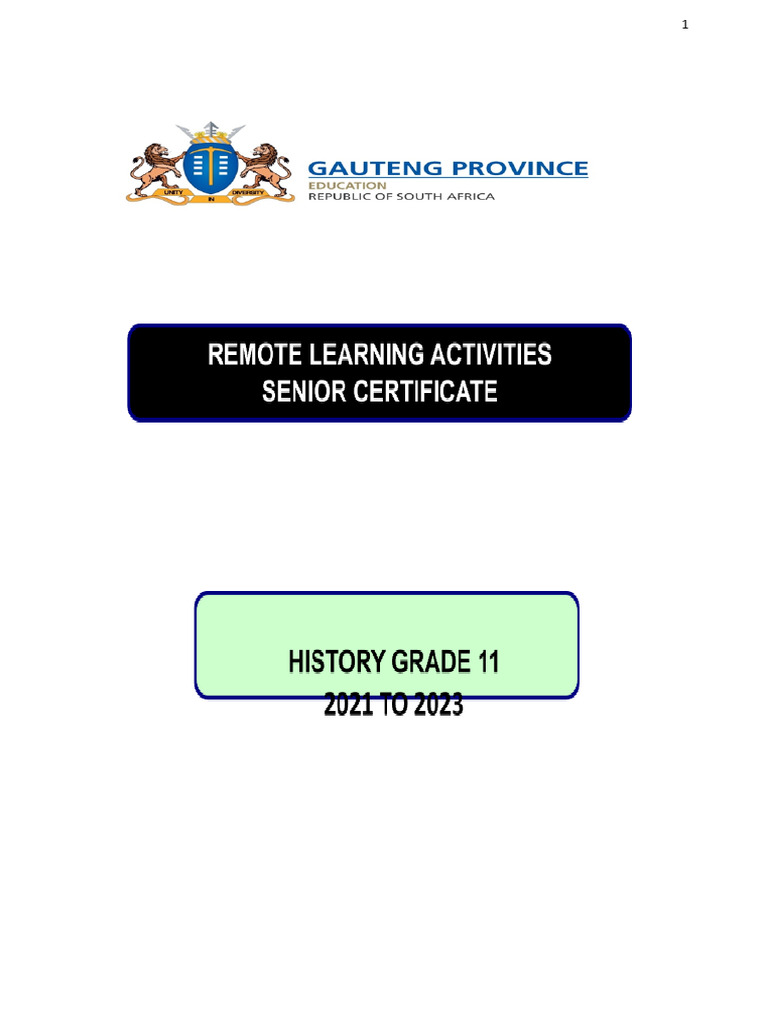 Grade 11 Relab - Learner's Booklet | PDF | Vladimir Lenin | Communism