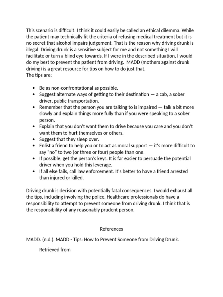 Week 5 Ethical Case Study | PDF