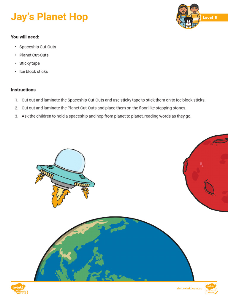Jays Planet Hop Adult Guidance | PDF