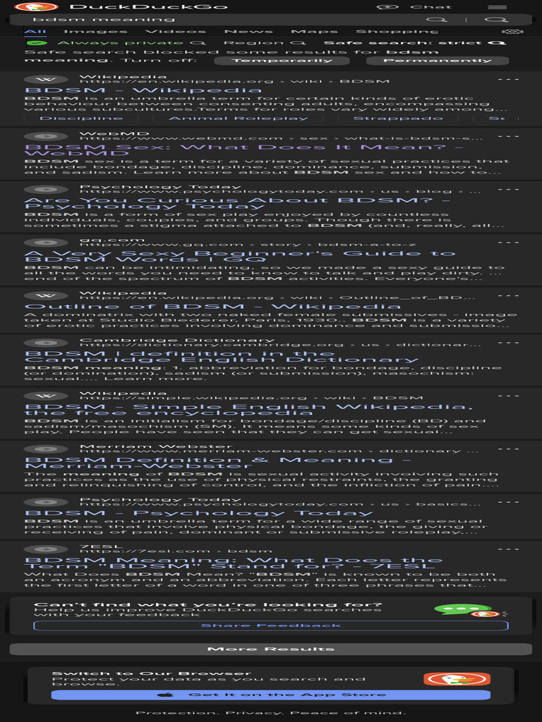 bdsm meaning at DuckDuckGo | PDF | Bdsm | Dominance And Submission