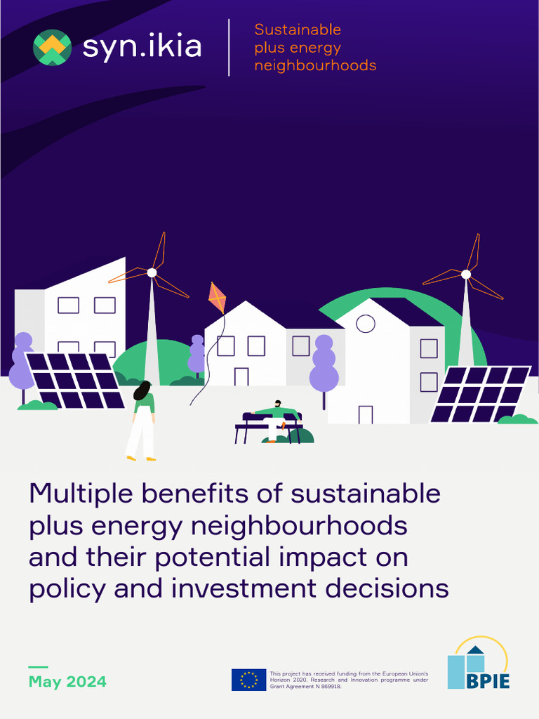 Syn Ikia Multiple Benefits of Sustainable Plus Energy Neighbourhoods ...