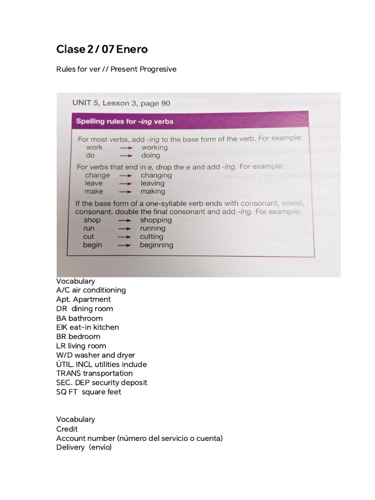 Class Information | PDF