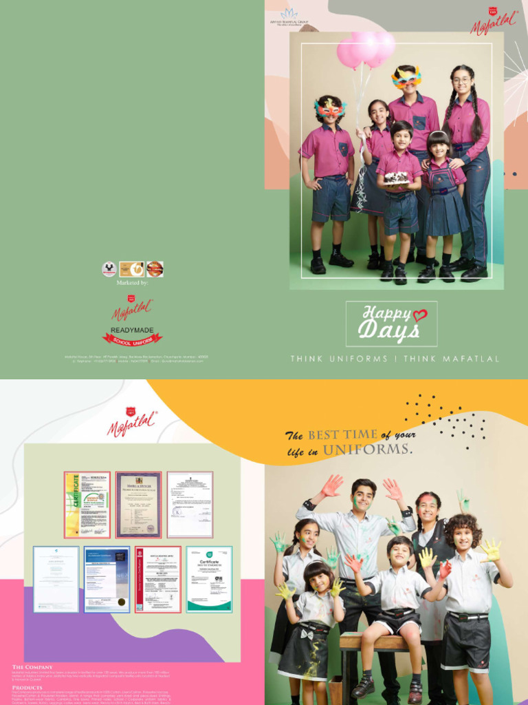 Happy Days School Unifrom Catalouge | PDF