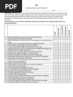 SCID 5 SPQ Test Dla Pacjenta 1 | PDF