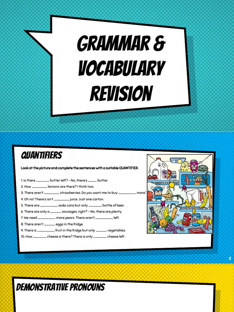 KET - Grammar & Vocabulary Revision | PDF | Language Mechanics ...