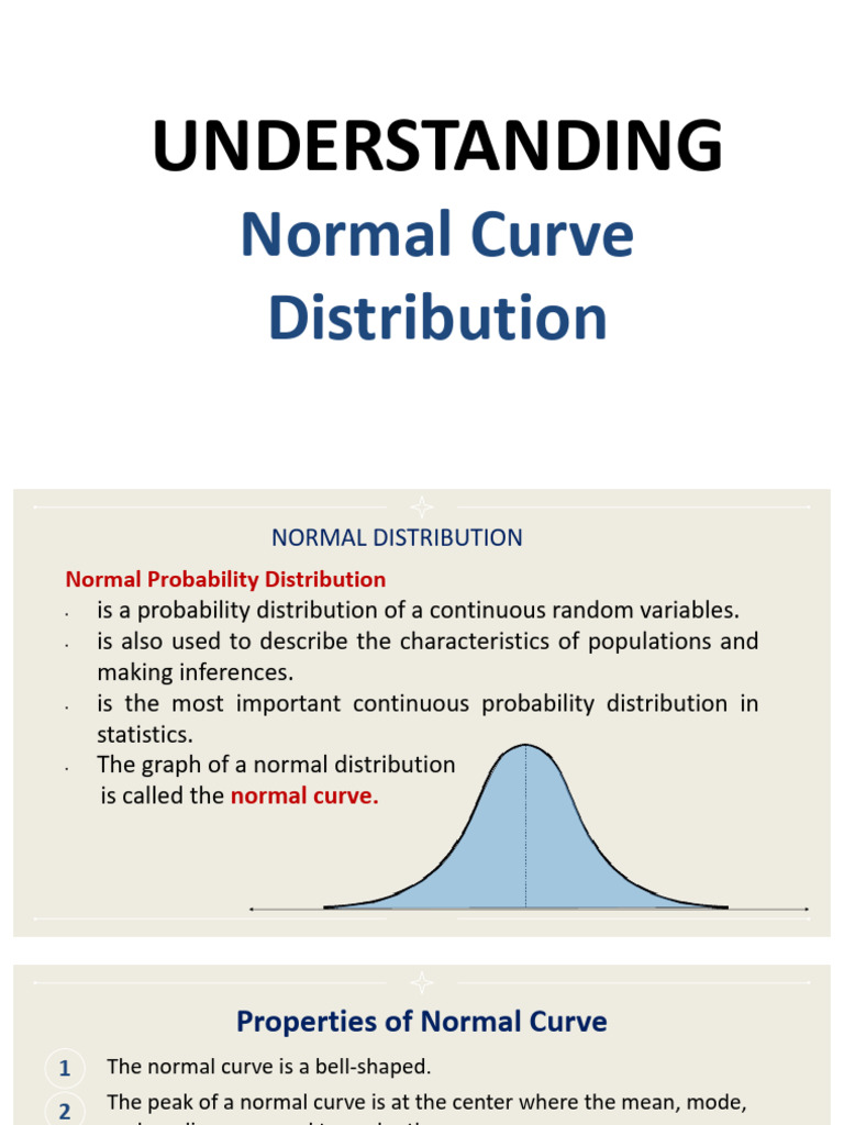 Normal Distribution Copy (1) 011842 | PDF | Normal Distribution ...