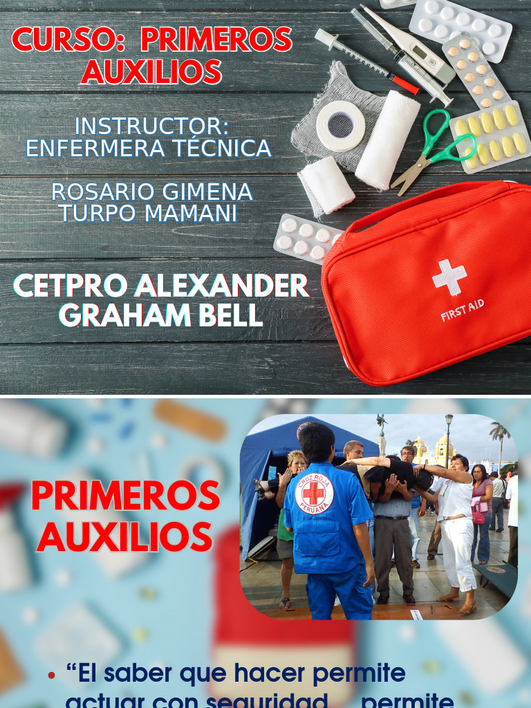 Primeros Auxilios - 20250129 - 130334 - 0000 | PDF | Reanimación cardiopulmonar | Herida
