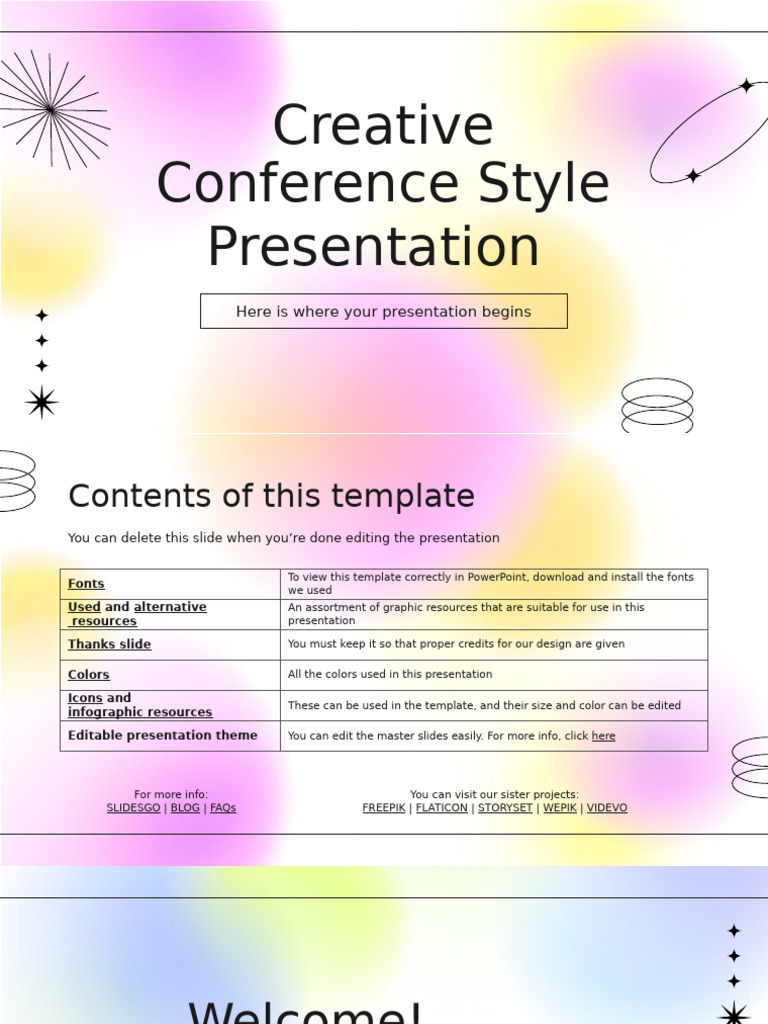 Creative Conference Presentation | PDF | Planets | Planets In Astrology