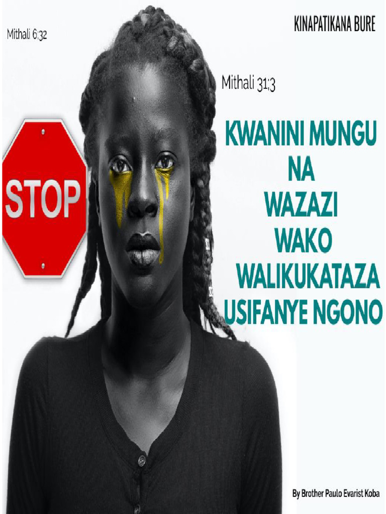Kwanini Mungu Na Wazazi Wako Walikukataza Usifanye Ngono | PDF
