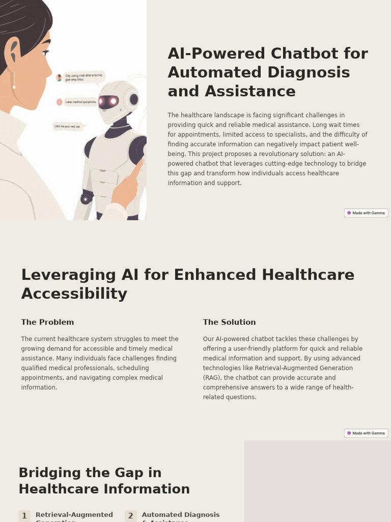 AI Powered Chatbot for Automated Diagnosis and Assistance | PDF ...