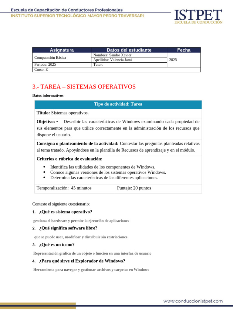 Tarea - Sistemas Operativos | PDF