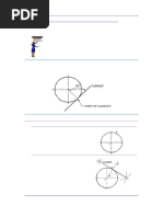 Tangency Principles in Technical Drawing | PDF | Tangent | Radius
