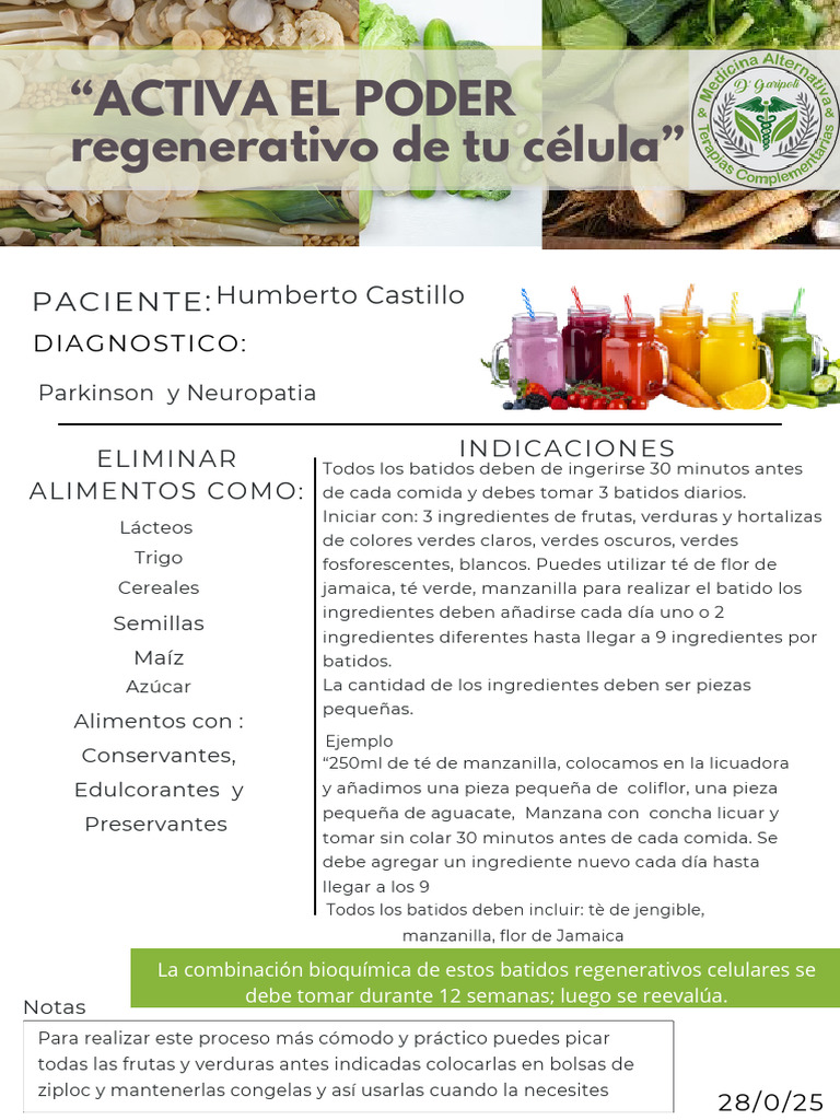 Humberto Castillo 01 Batidos | PDF