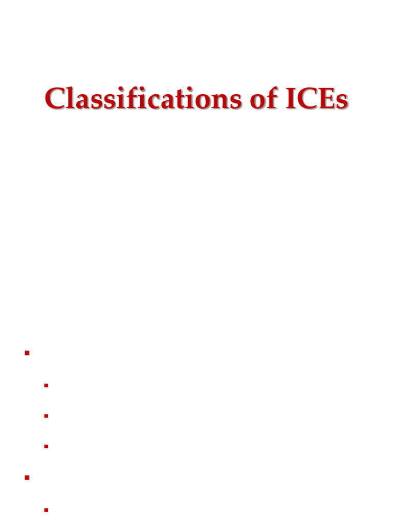 Engine Classifications of Internal Combustion Engines | PDF ...