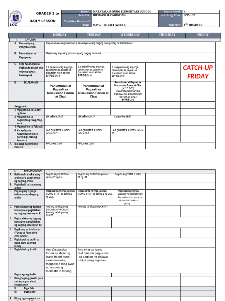 DLL_EPP 5_Q1_W2 | PDF