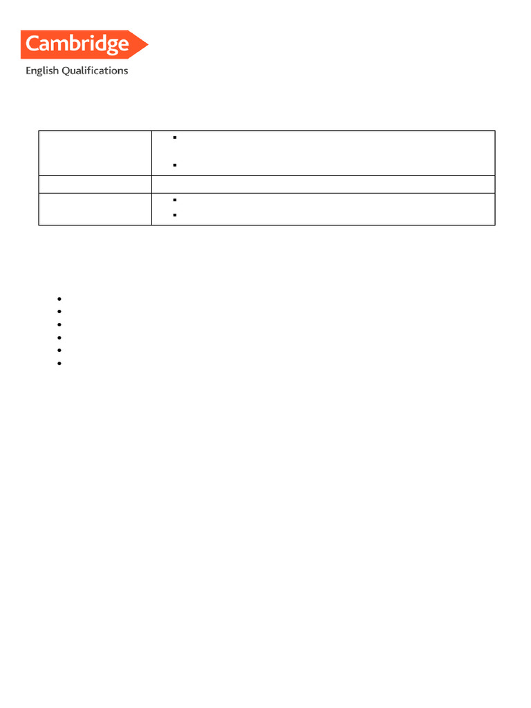 Cambridge English b2 First For Schools Reading and Use of English Part ...