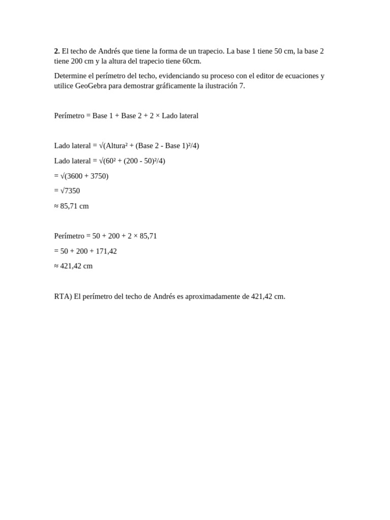 Trapecio | PDF