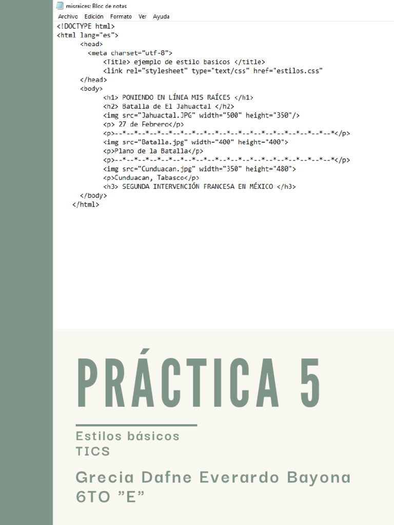 Práctica 5 Tics | PDF