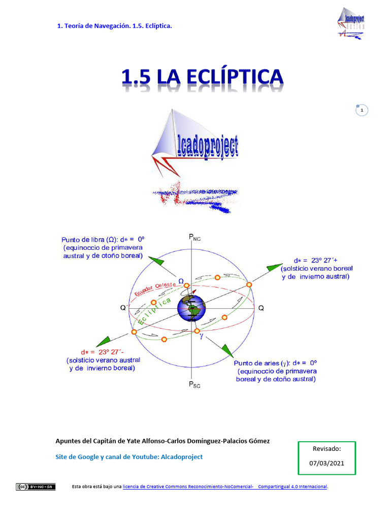 1.5 Eclíptica | PDF | Ápside | Elipse